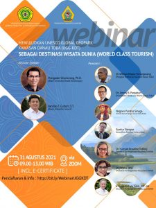 WEBINAR "Mewujudkan Unesco Global Geopark (UGG) Kawasan Danau Toba Sebagai Destinasi Wisata ...